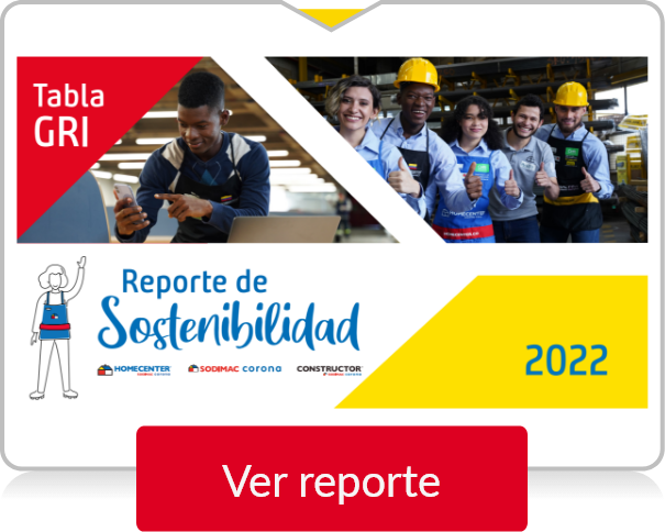 Reportes de sostenibilidad | Homecenter